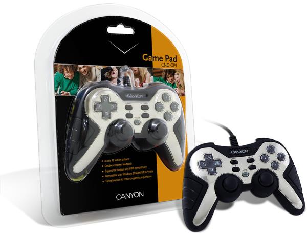 Canyon Cng-gp1 USB Gamepad - Game controller (PER.594053)