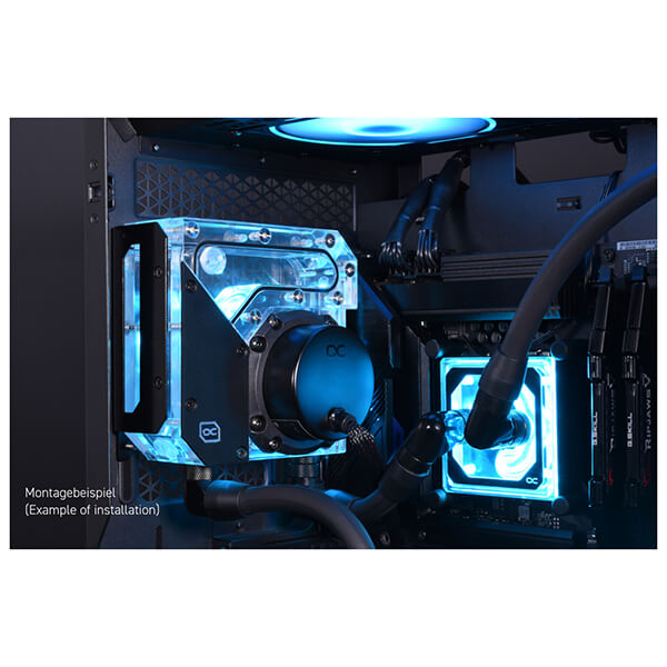 Alphacool Rise Flat Reservoir D5 With Vpp755 PE - Υδροψυξη (PER.607159)