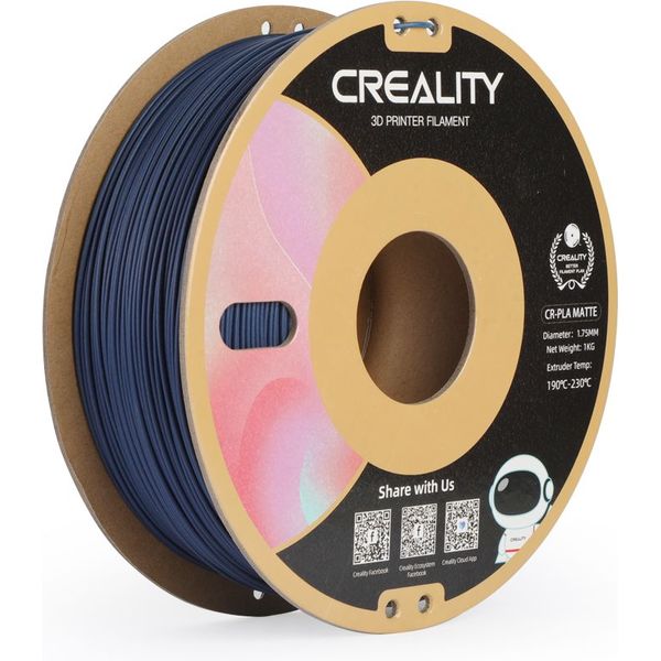 Creality cr-pla Matte Navy Blue, 3D Printer Filament 1 KG Spool,1.75mm ...