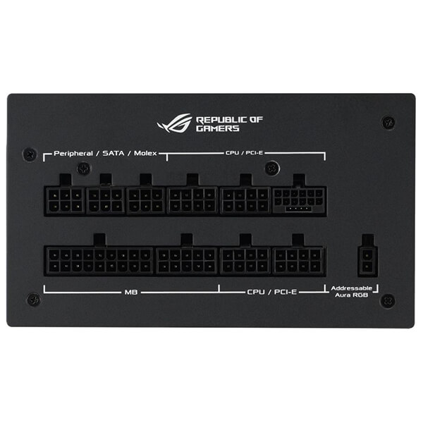 PSU Asus ROG Strix 1000w Gold Aura Edition Unit 20+4 PIN ATX ATX Black ...