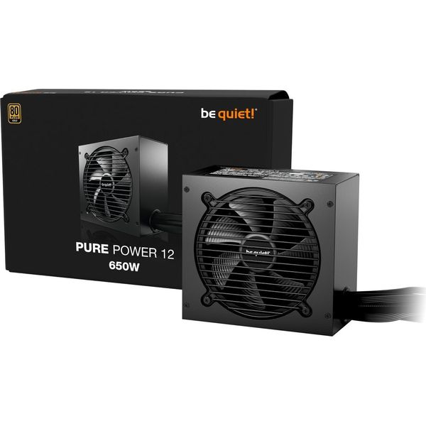 PSU BE Quiet Pure Power 12 650w Gold, Ecep 1X 12-pin High Power Gpu, 2X ...