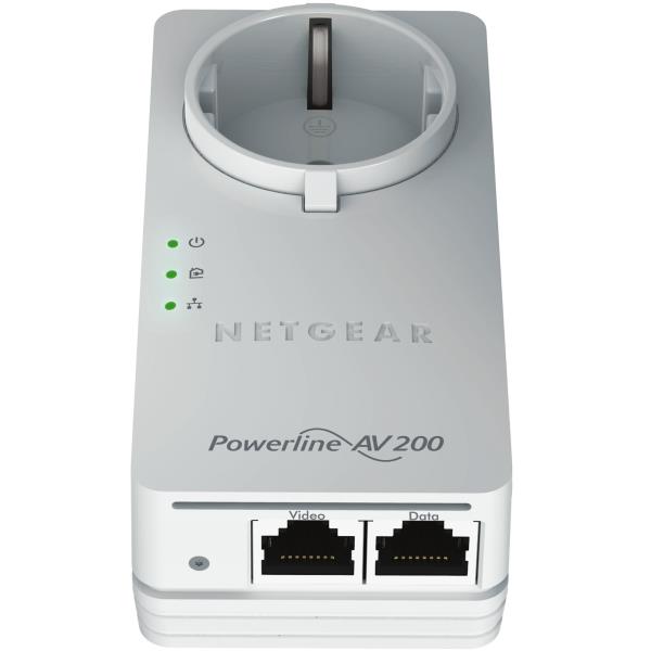 Netgear Xavb2602 Powerline AV+ 200 Nano Dual Port KIT - Homeplug (PER ...