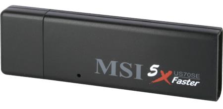 MSI Us70se Wireless 11N USB Stick - Wireless (PER.614814)