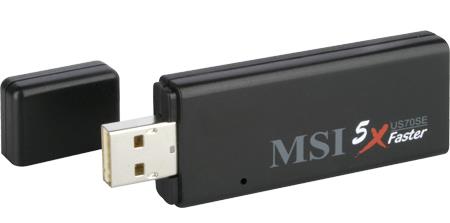 MSI Us70se Wireless 11N USB Stick - Wireless (PER.614814)