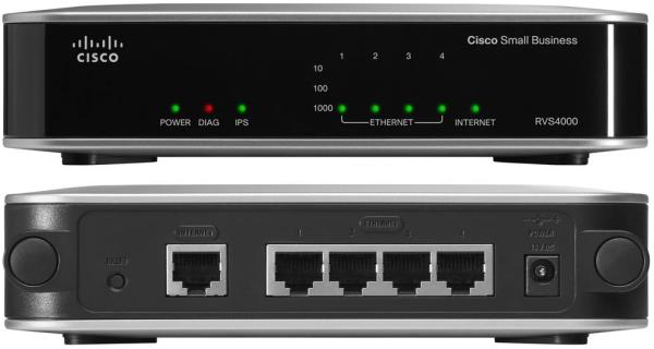 Linksys Rvs4000 4-port Gigabit VPN Secure Router - Router (PER.615143)