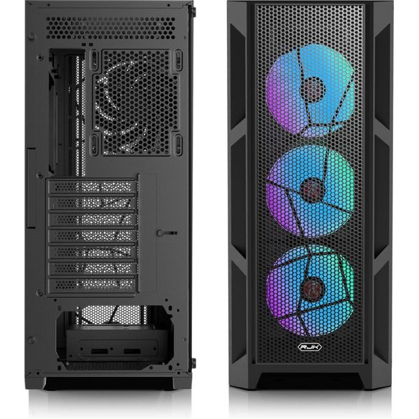 Case Raijintek Arcadia III MS4 Tempered Glass Μαυρο (0r20b00247 ...