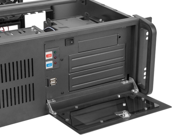 Lanberg ATX 4u/450/10 19'' Rackmount Server Chassis Black For 19'' Rack ...