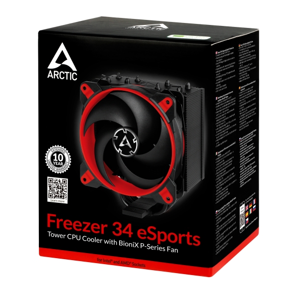 Arctic Freezer 34 Esports - RED - Συστημα ψυξης επεξεργαστη (PER.644660)