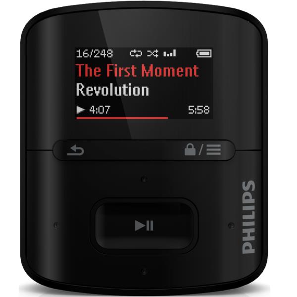 Philips Sa4rga02kf Gogear Raga 2GB Black - Mp3 player (PER.659726)