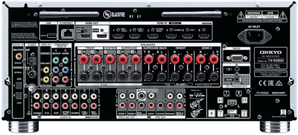 Onkyo Tx-rz820 7.2-channel Network A/V Receiver Silver - Ενισχυτες (PER ...