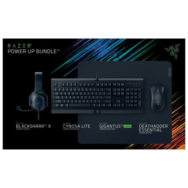 Razer Power UP Bundle V2 Cynosa Lite GR, Gigantus V2 Large, Deathadder ...