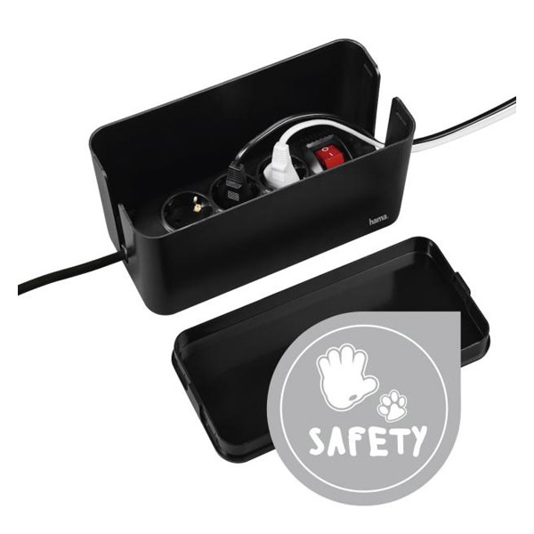 Hama 20663 Mini Cable BOX Black - Accessories (PER.755060)