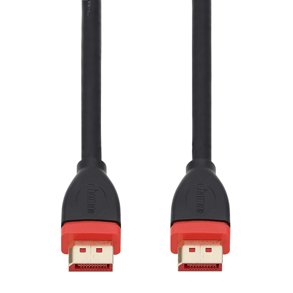 Hama 53777 Displayport Cable 8K Ultra HD Gold-plated Double-shielded 1. ...