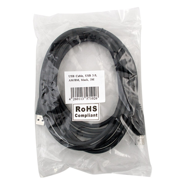 Logilink Cu0023 USB 3.0 Connection Cable AM TO BM 1M Black - Καλωδιο ...
