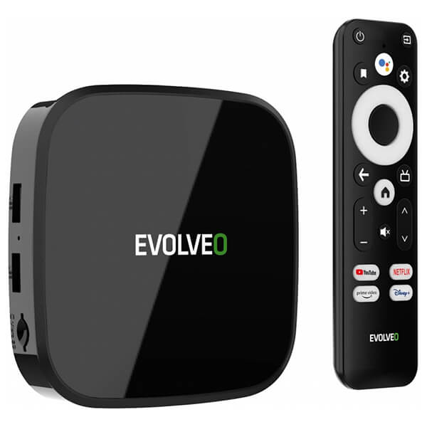 Evolveo Multimedia BOX A4, 4K Ultra HD, 32 GB, Android 11 - Media ...