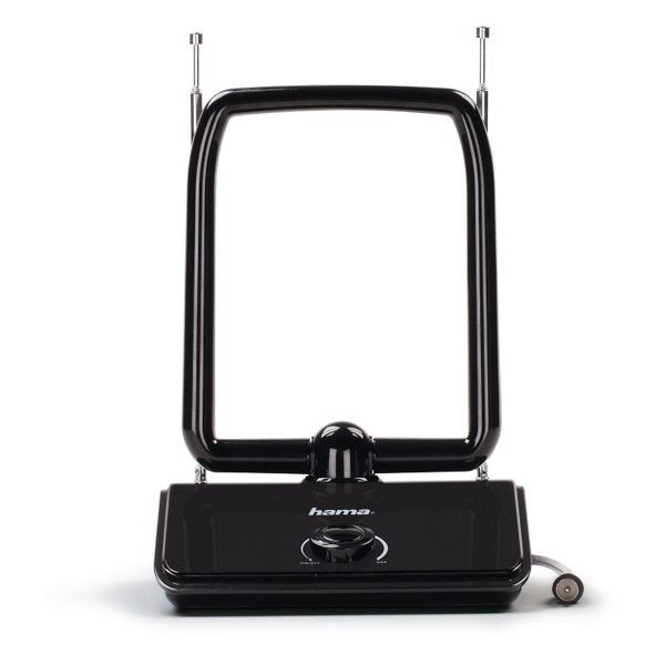 Hama 121664 Dvb-t/dvb-t2 Indoor Antenna, Performance 35, Classic Design ...
