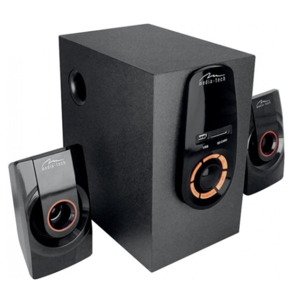 Media-tech Zorkon 2.1 BT Mt3331 3-channels Speaker SET With Bluetooth ...