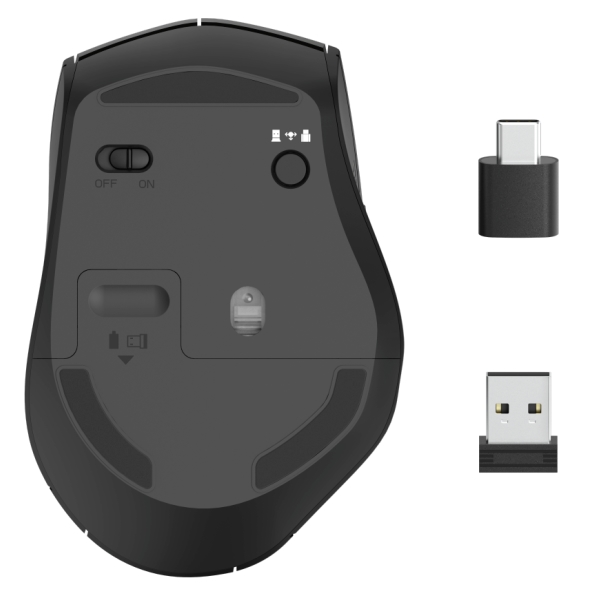 Hama 182616 Dual Mode Optical 6-button Wireless Mouse Mw-600 With Usb-c ...