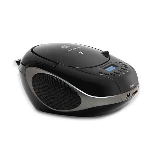 Akai Aprc55bk Portable Radio CD Player USB SD Bluetooth Black - Cd ...
