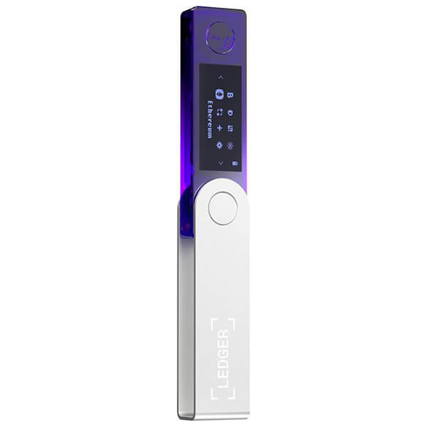 Ledger Nano X Purple Transparent Cryptocurrency Hardware Wallet - Usb ...