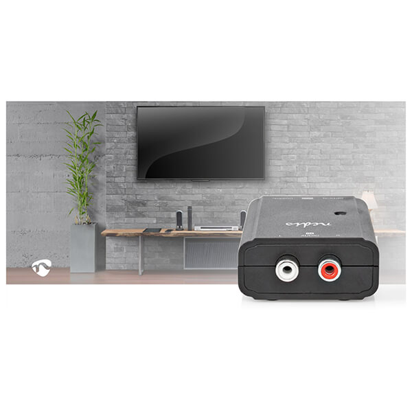 Nedis Acon2508bk 1-way Connection Input: 2X RCA Male Connection Output ...