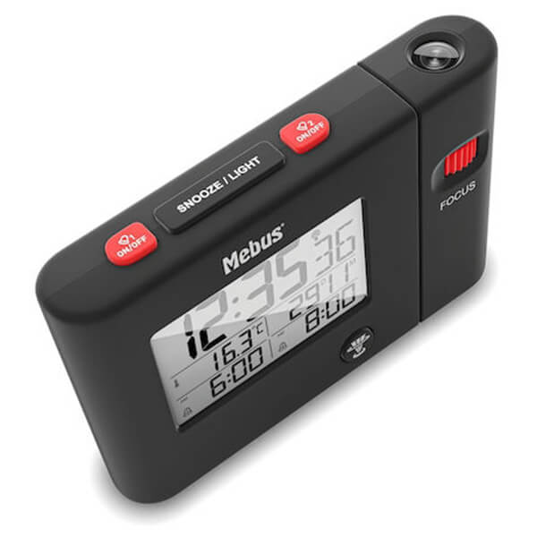 Mebus 25795 Radio Controlled Alarm Clock With Projection - Ρολογια (PER ...