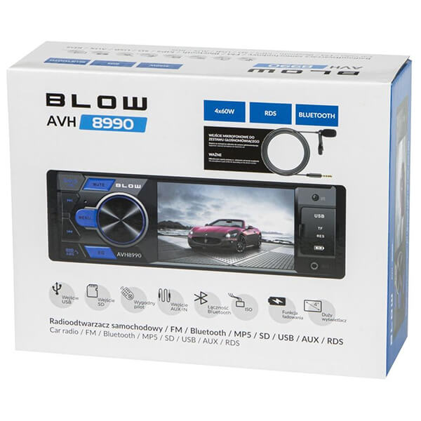 Blow Avh-8990 MP5 CAR Radio Bluetooth - Ηχοσυστηματα αυτοκινητου (PER ...