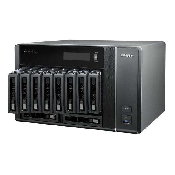 Qnap Ts-ec1080-pro 10-bay 4X GBE - File server (PER.800321)
