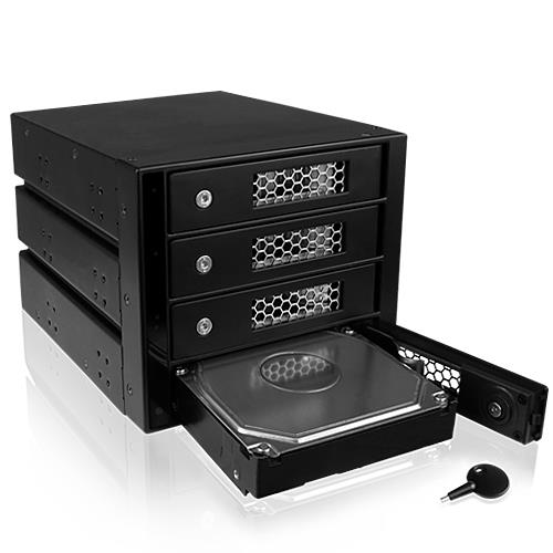 Raidsonic ICY BOX Ib-544ssk 4-bay Trayless Dual Channel Sata/sas HDD ...