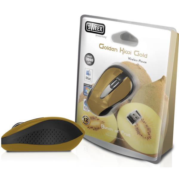 Sweex Wireless Mouse Golden Kiwi Gold - Ποντικια (PER.803452)