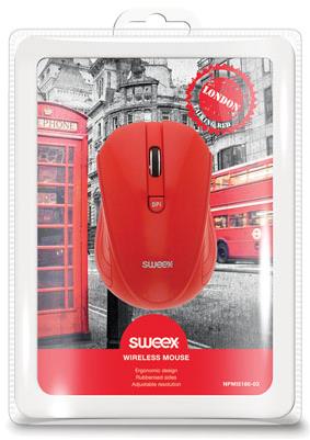 Sweex Npmi5180-03 Wireless Mouse London RED - Ποντικια (PER.803732)