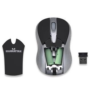 Manhattan 177139 MLX Wireless Laser Mini Mouse Black/silver - Ποντικια ...