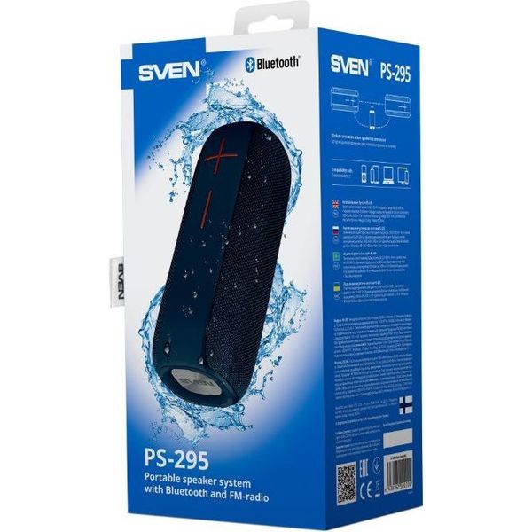 Sven Ps-295 Waterproof Portable Bluetooth Speaker 20W Blue - Ηχεια home ...