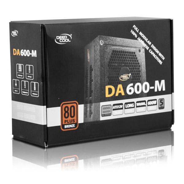 PSU Deepcool Da600-m 600w 80 Plus Bronze Full Modular - Τροφοδοτικο ...