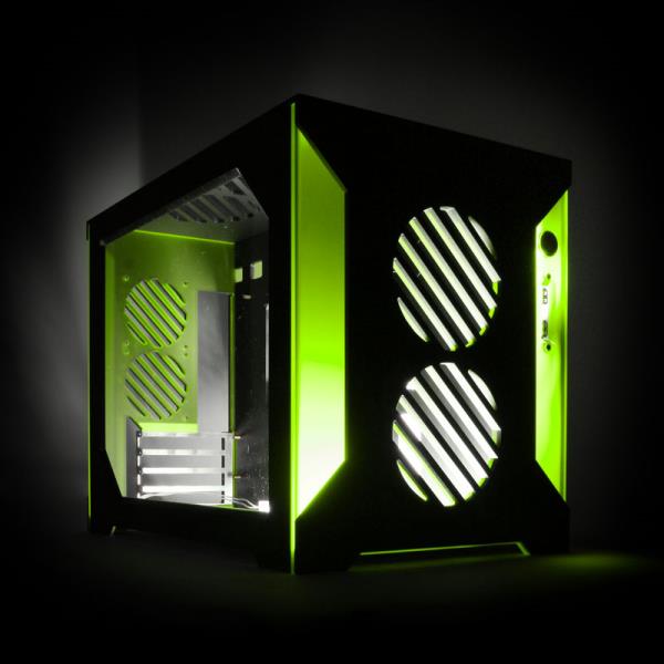 Case Parvum Systems S2.0 Micro-atx Black/green - Κουτια - cases (PER ...