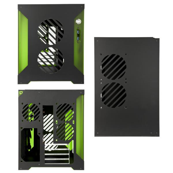 Case Parvum Systems S2.0 Micro-atx Black/green - Κουτια - cases (PER ...