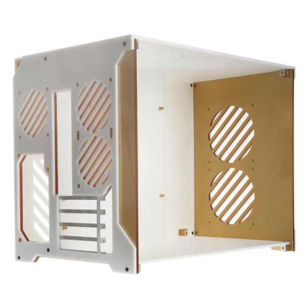Case Parvum Systems S2.0 Micro-atx White/gold - Κουτια - cases (PER.811678)