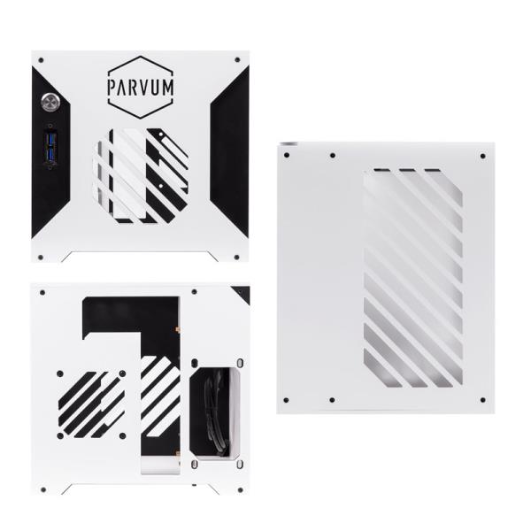 Case Parvum Systems X1.0 Mini-itx White/black - Κουτια - cases (PER.814957)