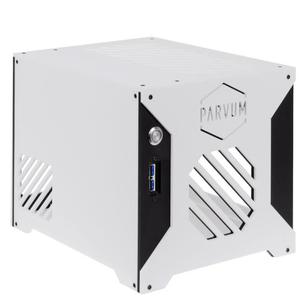 Case Parvum Systems X1.0 Mini-itx White/black - Κουτια - cases (PER.814957)