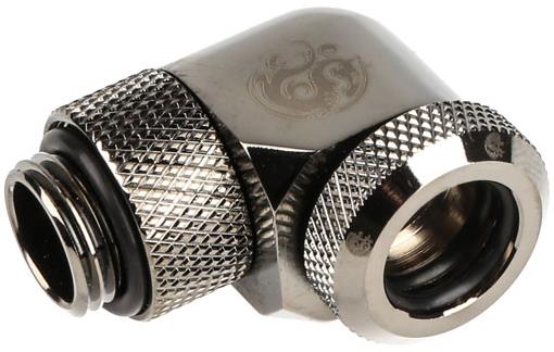 Bitspower Multi-link Adapter 90 Degree Rotating - Shiny Black ...