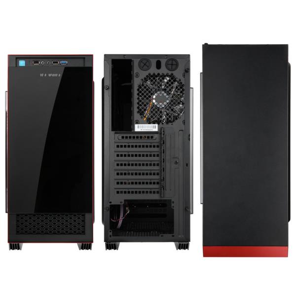 Case IN WIN 503 Midi Tower Black/red - Κουτια - cases (PER.815562)