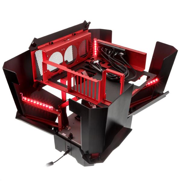 Case IN WIN H-tower BIG Tower Black/red - Κουτια - cases (PER.817226)