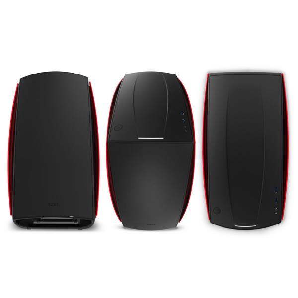 Case Nzxt Manta Mini-itx Black/red Window - Κουτια - cases (PER.817309)