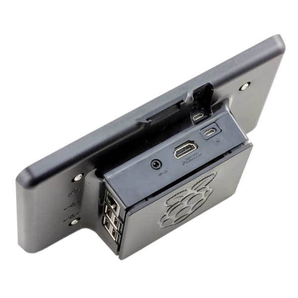 Raspberry PI 3 Official 7'' Touchscreen Display Case - Black ...
