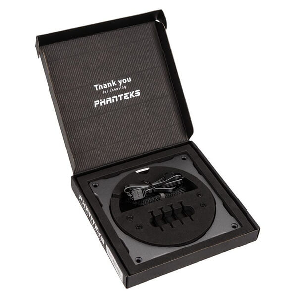 Phanteks Halos LUX 140mm RGB LED FAN Frame Aluminum Anthracite Grey ...