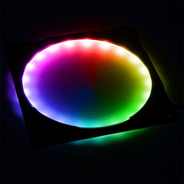 Phanteks Halos LUX 140mm Digital RGB LED FAN Frame Aluminum Black ...