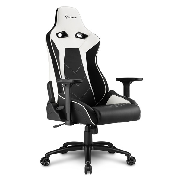 Sharkoon Elbrus 3 Gaming Chair Black/white - Gaming chairs (PER.819121)