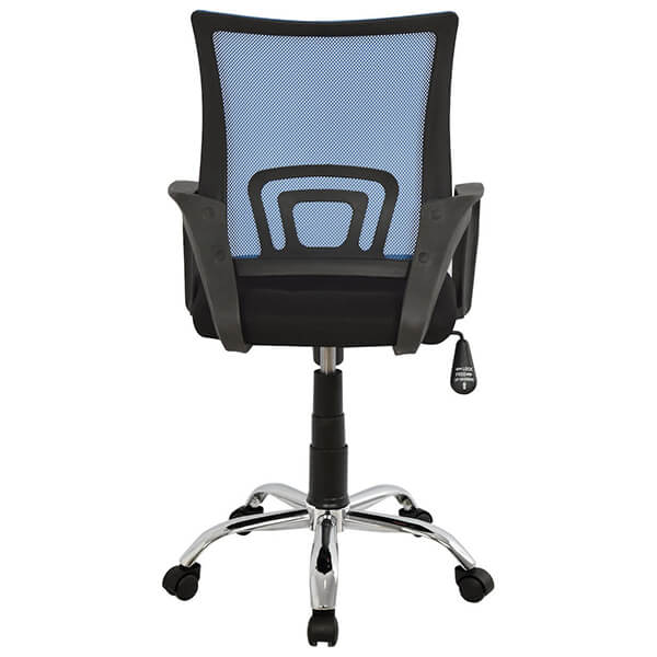 Καρεκλα Γραφειου Ποδι Χρωμιου Bristone Μπλε Hm1058.06 - Office chairs ...