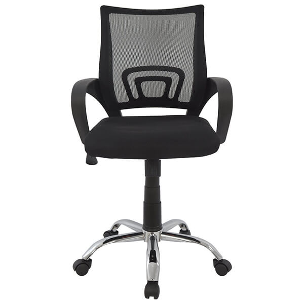 Καρεκλα Γραφειου Ποδι Χρωμιου Bristone Μαυρη Hm1058.01 - Office chairs ...