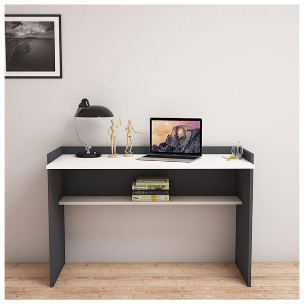 Γραφειο Ανθρακι Λευκο Hm9227.03 118x58x80 ΕΚ. - Επιπλα γραφειου (PER ...